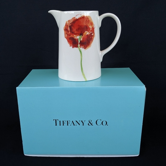 Tiffany & Co. | Dining | Tiffany And Co Tiffany Blossom Floral Red ...